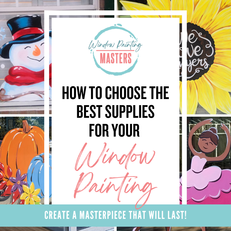 FREE Window Painting Supply Guide
